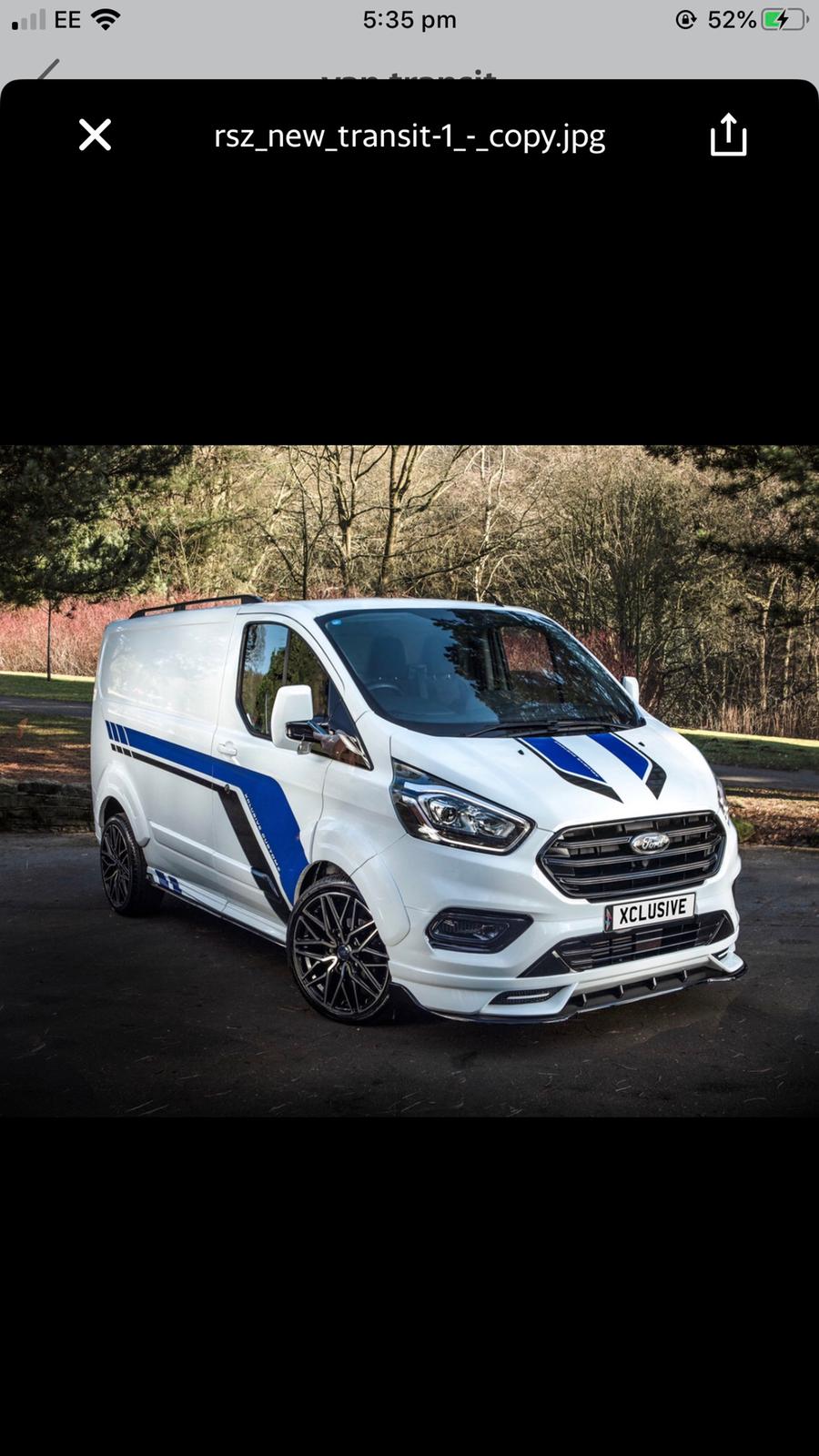 Ford Transit Custom Front bumper add on V5 - Ford Transit Custom